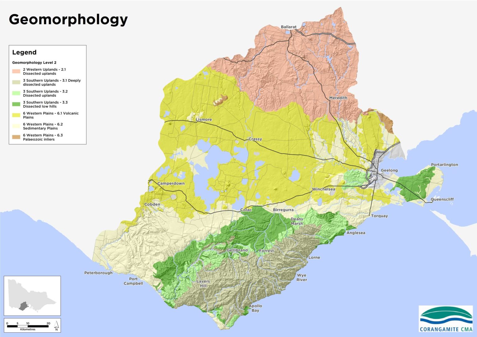 Regional maps | Corangamite Regional Catchment Strategy